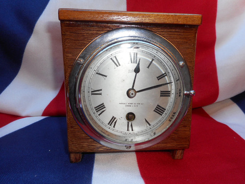 Sestrel chrome clock. Cowes. | Bonds Nautical
