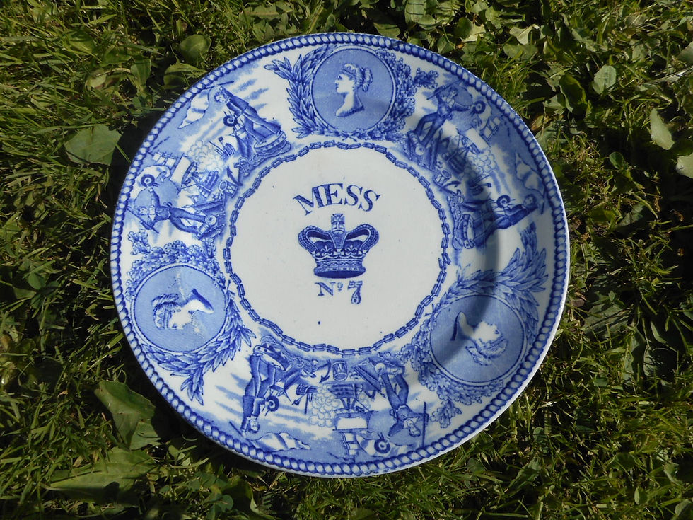 Queen Victoria Royal Navy mess plate. No.7 | Bonds Nautical