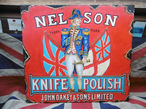 Painted advertising sign - Lord Nelson | Bonds Nautical