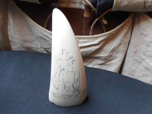 No.356 - Tooth - ship and sailor. | Bonds Nautical