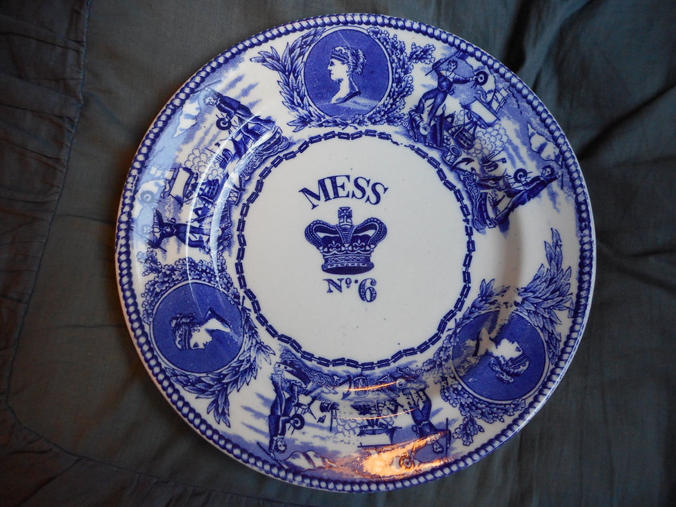Queen Victoria Mess plate No.6 | Bonds Nautical