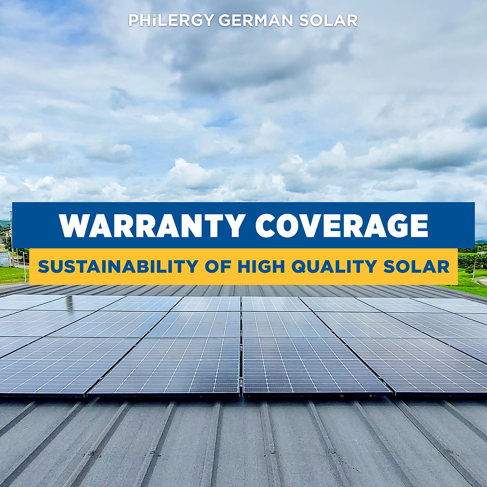 Warranty Coverage and the Sustainability of High Quality PHILERGY ...