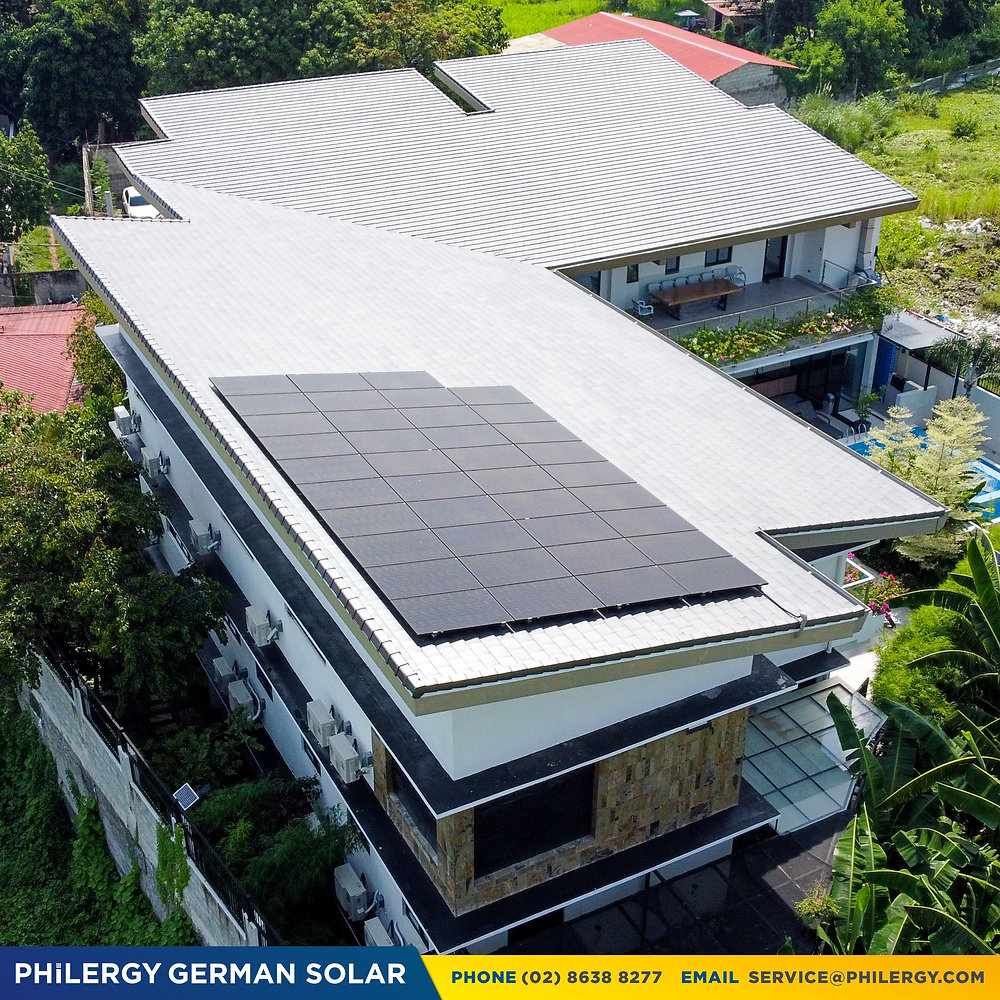 39-panel grid-tied solar system in Antipolo, Rizal | PHILERGY German Solar