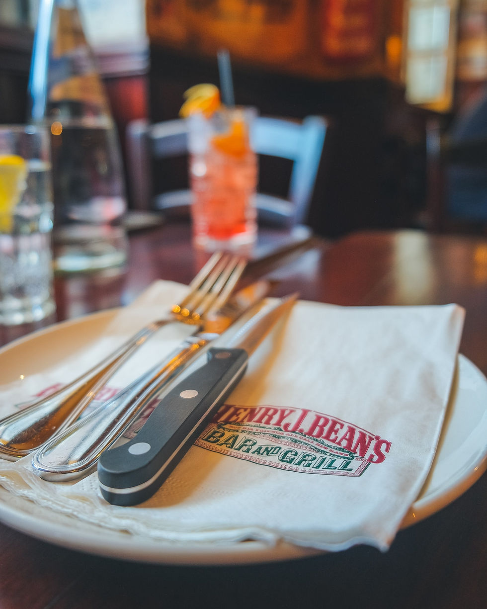 Henry J. Beans. As vibrant, fun and indulging as ever.