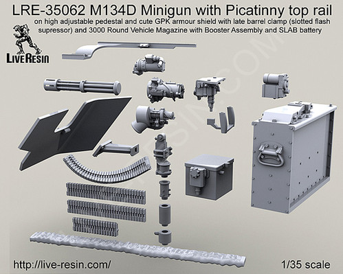 LRE-35062 【 M134D Minigun with picatinny top rail】 | 模型村 GE-netshopping