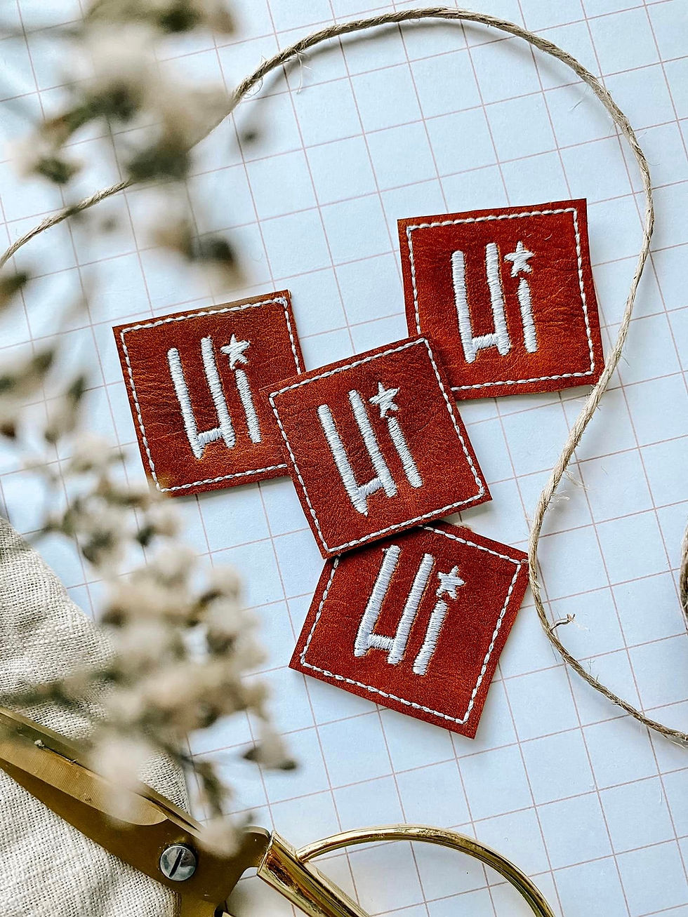 Stickdatei "1er Hi-Label mit Stern" | Helloo Anni