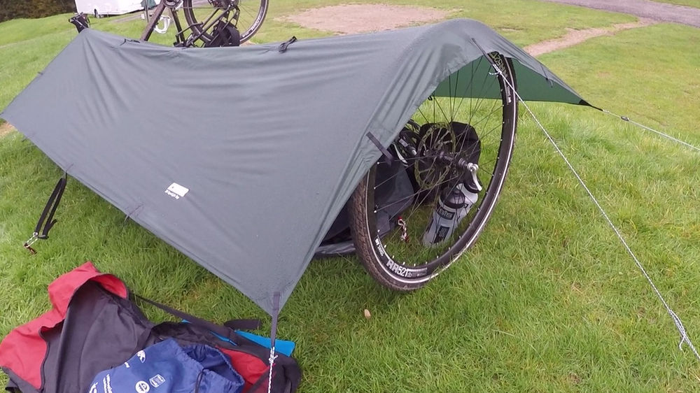Bikepacking with a Tarp