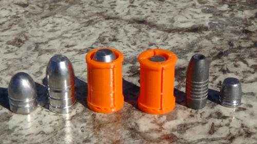 .357cal Sabots -- shoot .30cal or .223cal ammo from a .357cal rifle ...