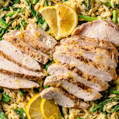 Greek Lemon Chicken with Tzatziki and Orzo | Family Meal