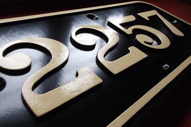 Reproduction GWR Cabside Plate 2257 | eightyone-e-repro