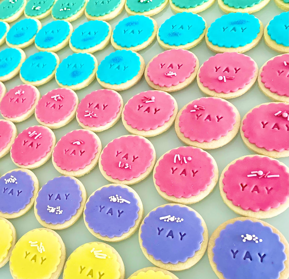 'YAY' Fondant Cookies | ilove.icook.ieat