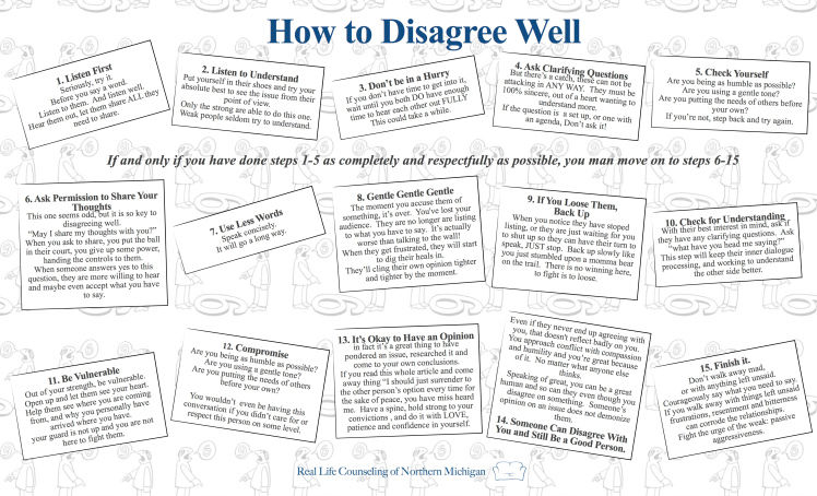 How to Disagree Well