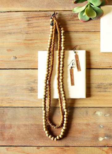 Skinny Wooden Loop | Be Free