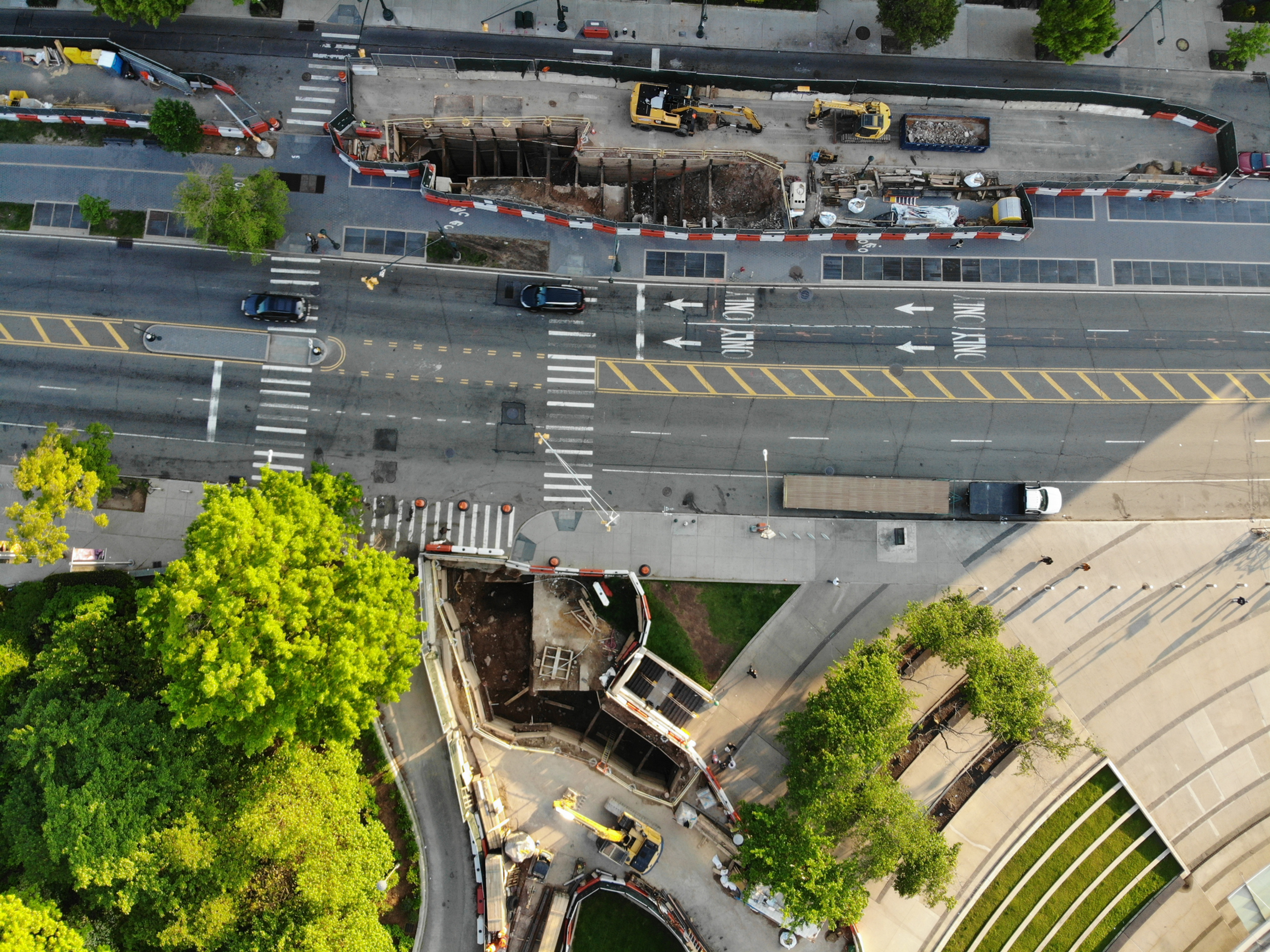 Eastern Parkway Brooklyn Museum Subway Station Excavation