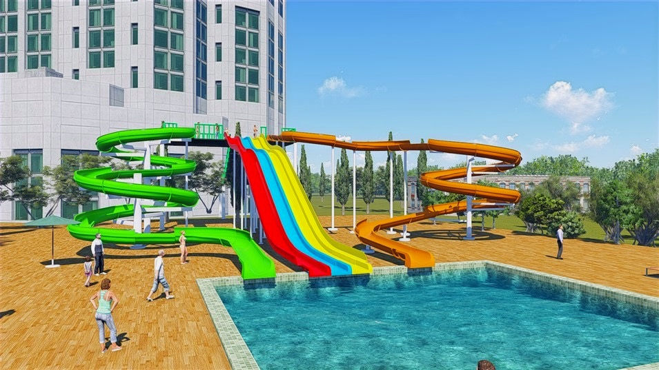 Water slides | Playground Canada