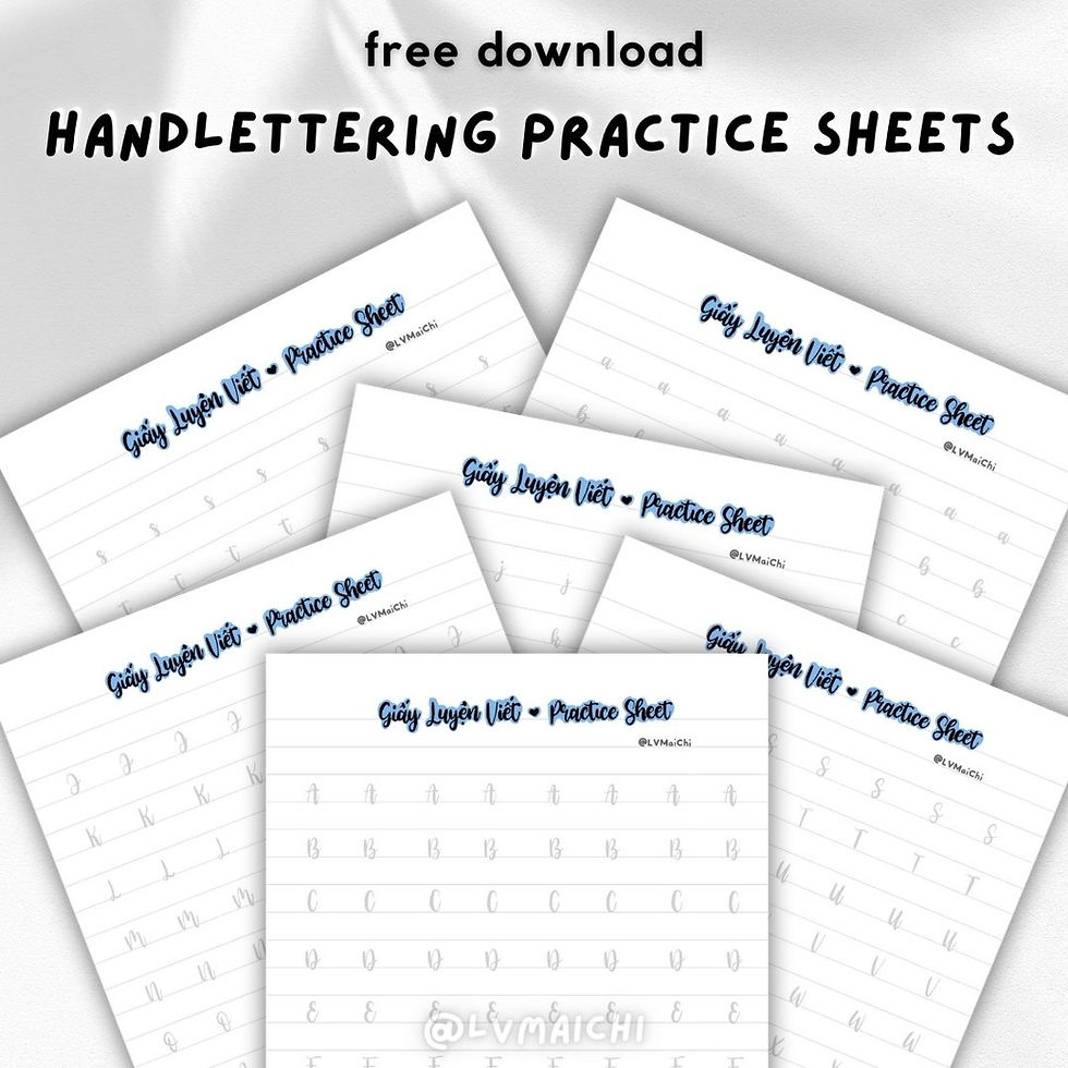 ️ Giấy luyện chữ viết tay trên iPad và viết trên Goodnotes ...