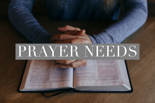 Prayer Needs | CBC