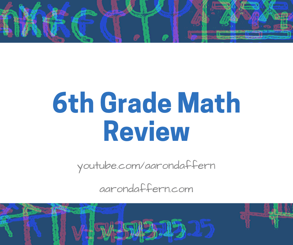 6th Grade Math Review Day 5 6th Grade Math Review Day 5