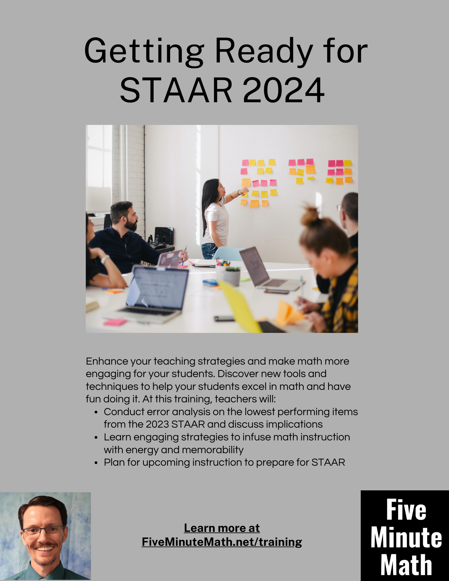 Bring Five Minute Math training to your school!