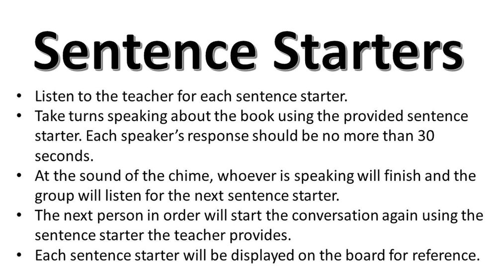 Sentence Stems