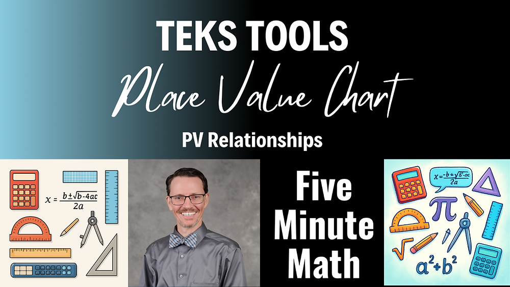 Place Value Charts: Place Value Relationships [TEKS Tools Grade 3]