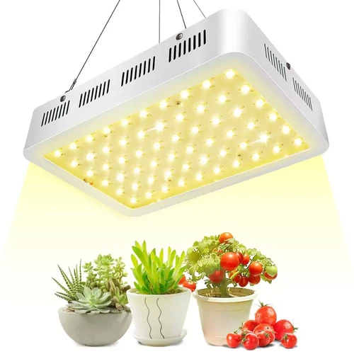 LED GROW LIGHT (Panel Lamp Full Spectrum Hydroponic Plants Grow Light ...