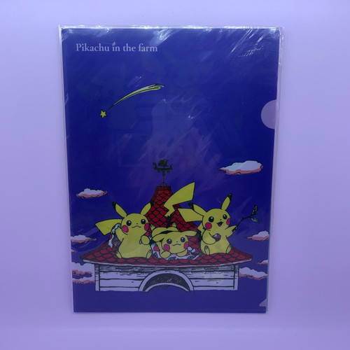 日版 Pokémon 寵物小精靈 Pikachu in the Farm 系列 一套兩個 A4 Size 單層 File - Pikachu ...