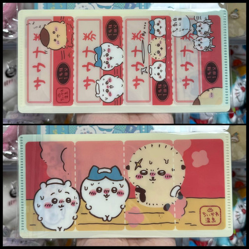 Chiikawa 小可愛 Mitame Mo系列 Ticket Holder 指定款 溫泉 Gic