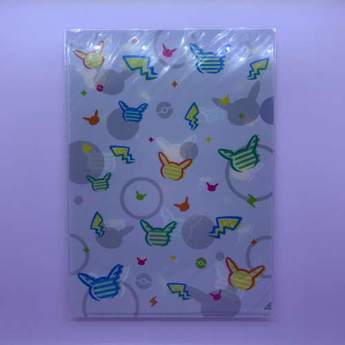 日版 Pokémon 寵物小精靈 2015年 Pokemon Center A4 Size 單層 File - Pikachu 比卡超 | Gic