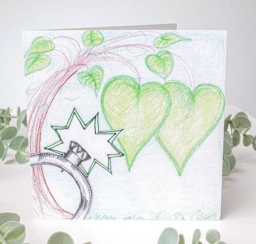 Personalised Wedding Ring Card | Trinkette