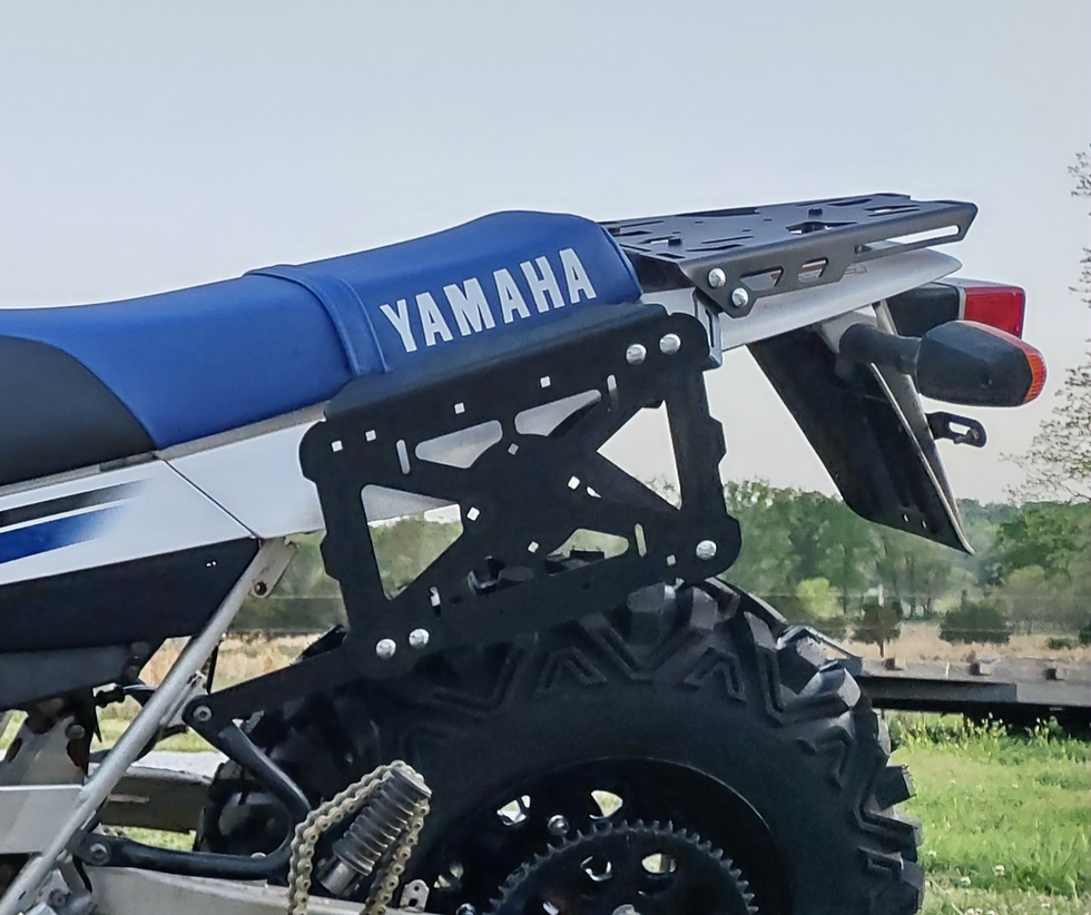 TW200 Side Bag Pannier Utility Mounts | bradley performance