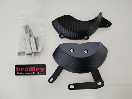 TW200 V2 billet Side Case Guards | bradley performance