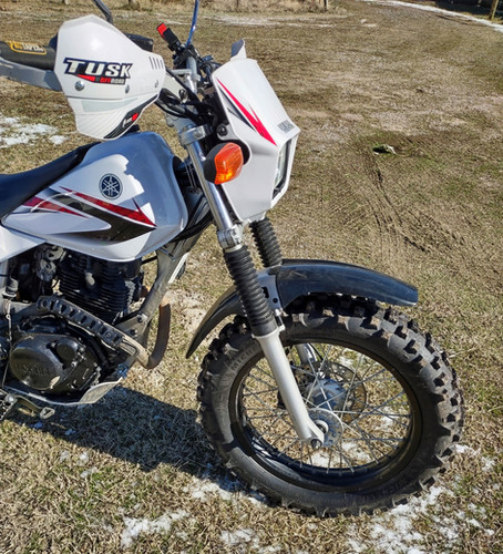 TW200 front fender 1" lift kit | bradley performance