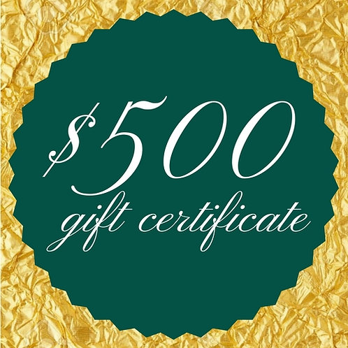 $500 Gift Certificate | preservemedspa
