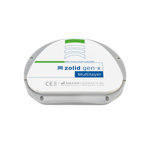 Disco Amann Zolid Gen-X Zirconia Ø 71 | Taberna Dentium Srl