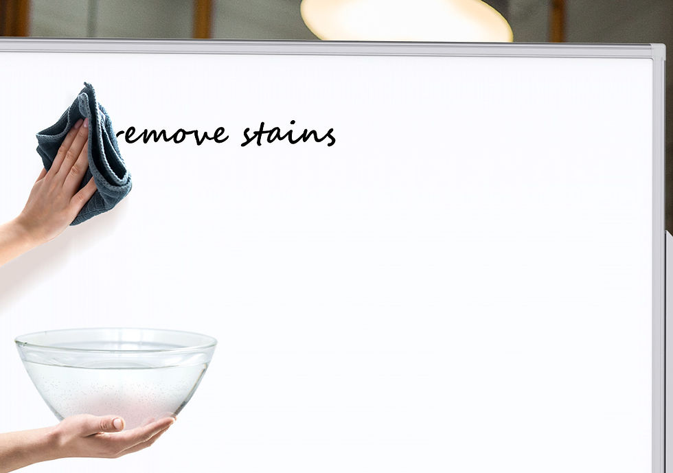 How to clean a whiteboard?