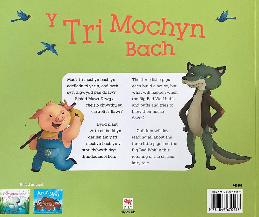 Y Tri Mochyn Bach/The Three Little Pigs - Giuseppe Di Lernia