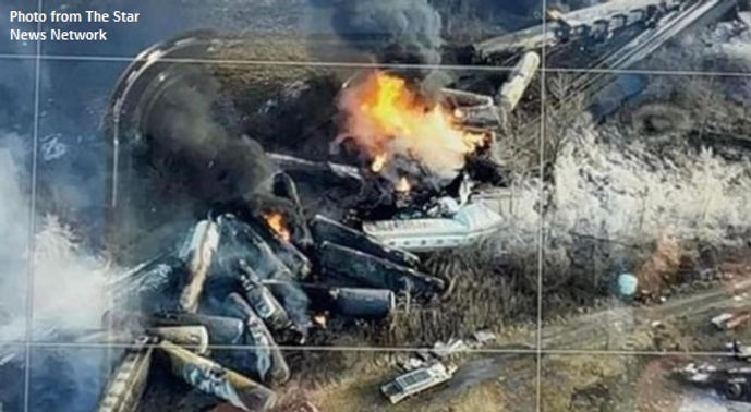 Eco Disaster Unfolds After Ohio Toxic Train Derailment; Transportation ...