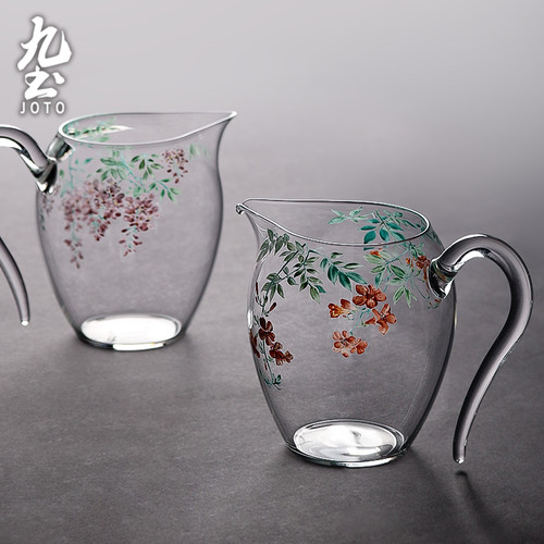 JOTO Hand-painted Heat-resistant Glass Mug GBR0068 | Joto Ceramics