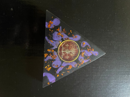 Maman Brigitte Veve (Sigil) Orgonite Pyramid | Paradise Is Her