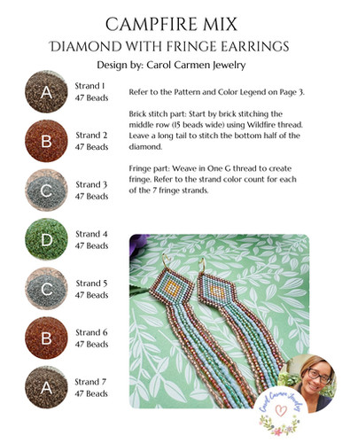 Campfire Mix Colors and Patterns | Carolcarmenjewelry