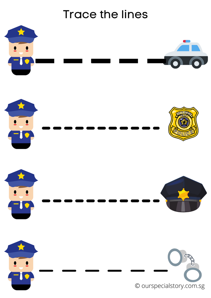 Occupations - Tracing lines