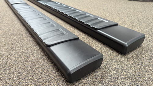 2009-2025 GMC Sierra 1500 "Style B" 6 Inch wide Black Running Boards ...