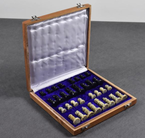16x16 inch Stone Chess set with board and storage case | Dadco Hobbies ...