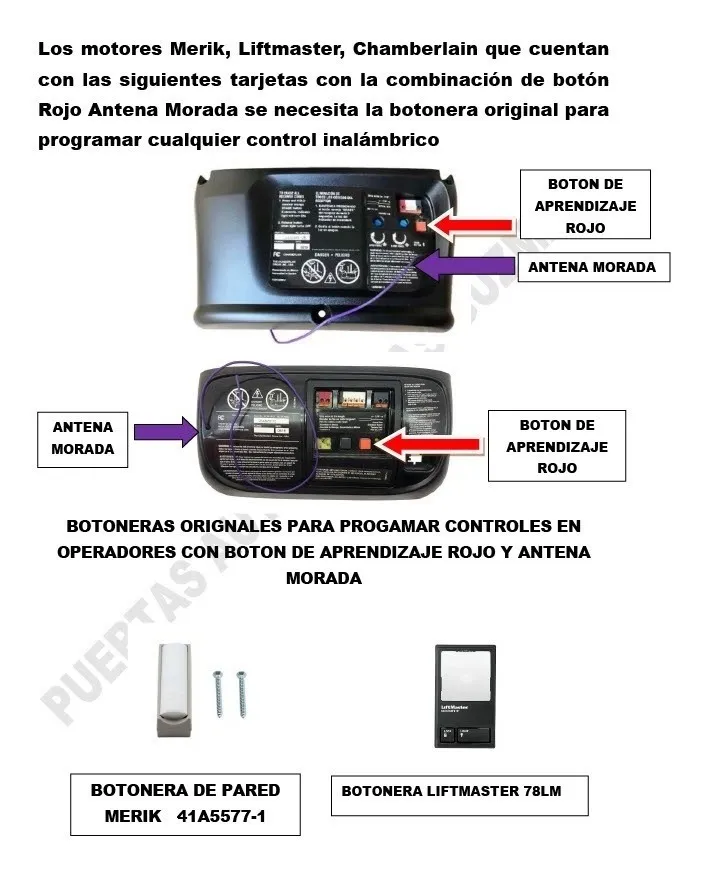 Control Universal 893max Merik Liftmaster Chamberlain Craftsman ...