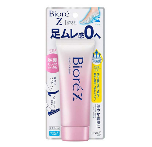 Biore Z Smooth Foot Cream | Soap Scent | 2.5 oz (70 g) | Japan Shop Fuji