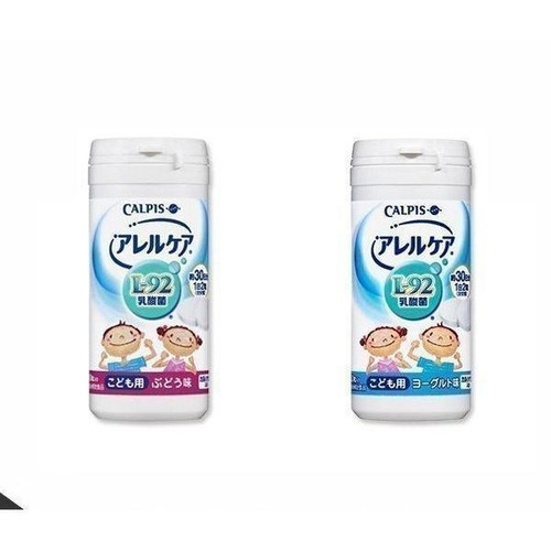 CALPIS Aller Care L 92 Lactic Acid Bacteria for Children, 60 Tablets ...