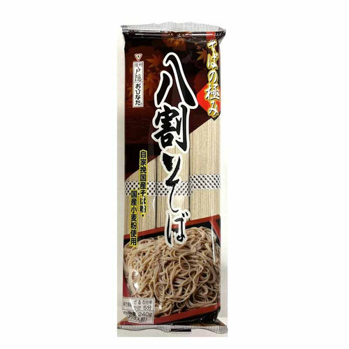 Obinata Nihachi Soba – 240g (80% Buckwheat Noodles) | Japan Shop Fuji
