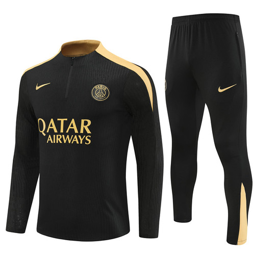 PSG Black Gold 1/4 Zip | KitGoalHQ