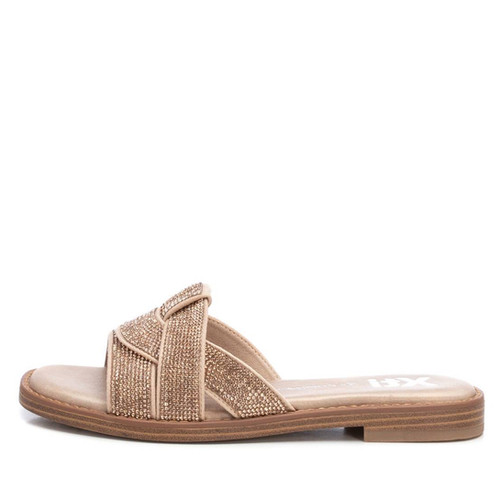 XTI ESMERALDA GLAM SLIDER IN BEIGE | House of Heels